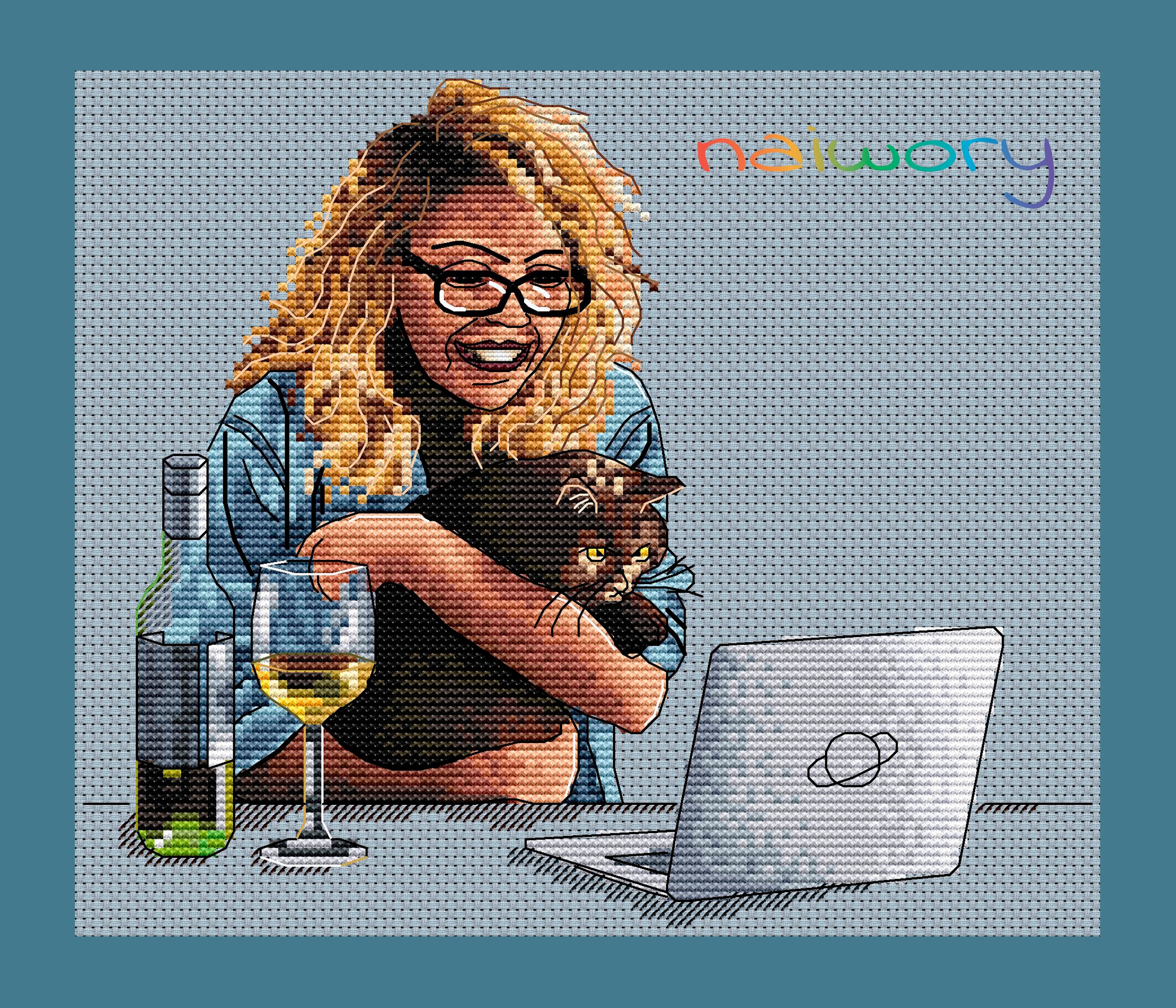 Introvert's Paradise Cross Stitch Pattern - Etsy