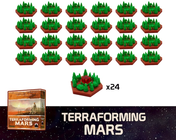 Terraforming Mars Hexagon Upgrades. - Etsy