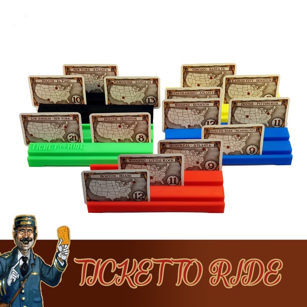 Ticket to Ride Card Holder - Etsy