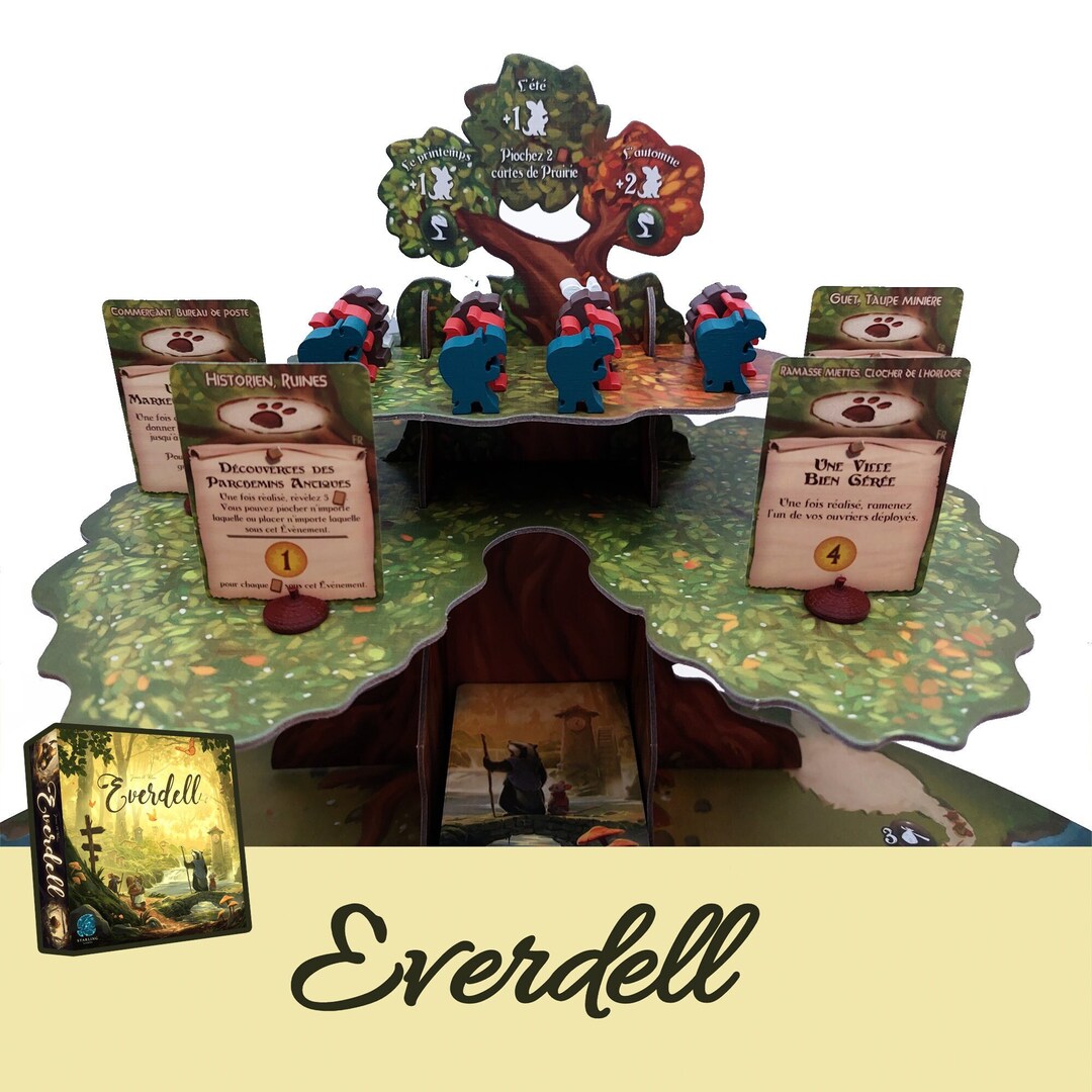 Everdell 4x Event Card Holder Board Game - Etsy