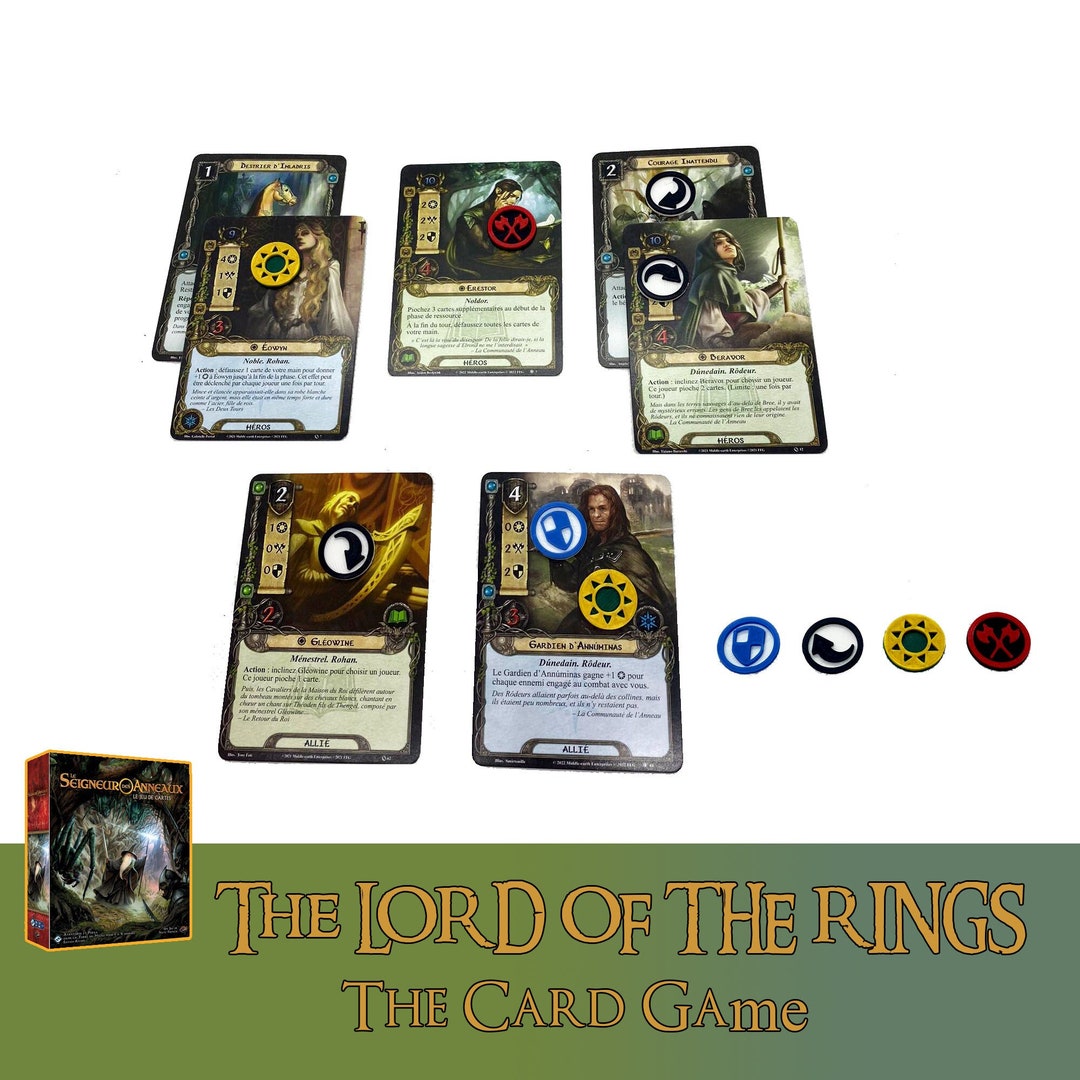 The Lord of the Rings the Card Game LCG Tokens - Etsy