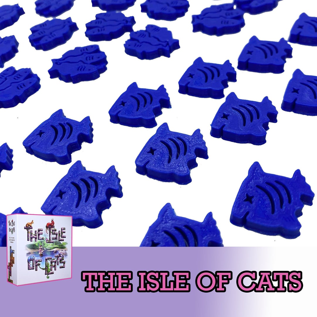 The Isle of Cats 42x 3D Fish Tokens Board Game - Etsy
