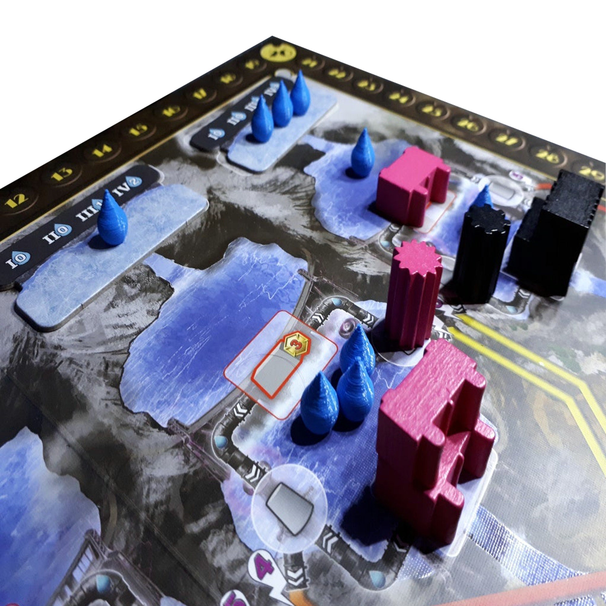 Barrage 30x Color Water Drop Tokens Board Game | Etsy