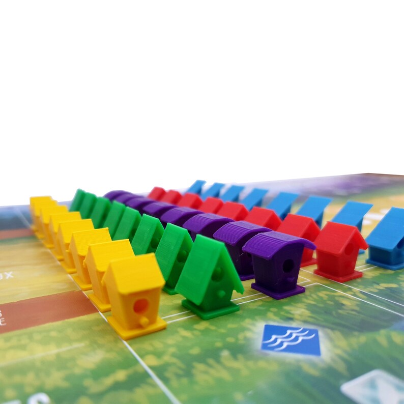 Wingspan 40x Deluxe Action Markers Player Tokens Board Game - Etsy