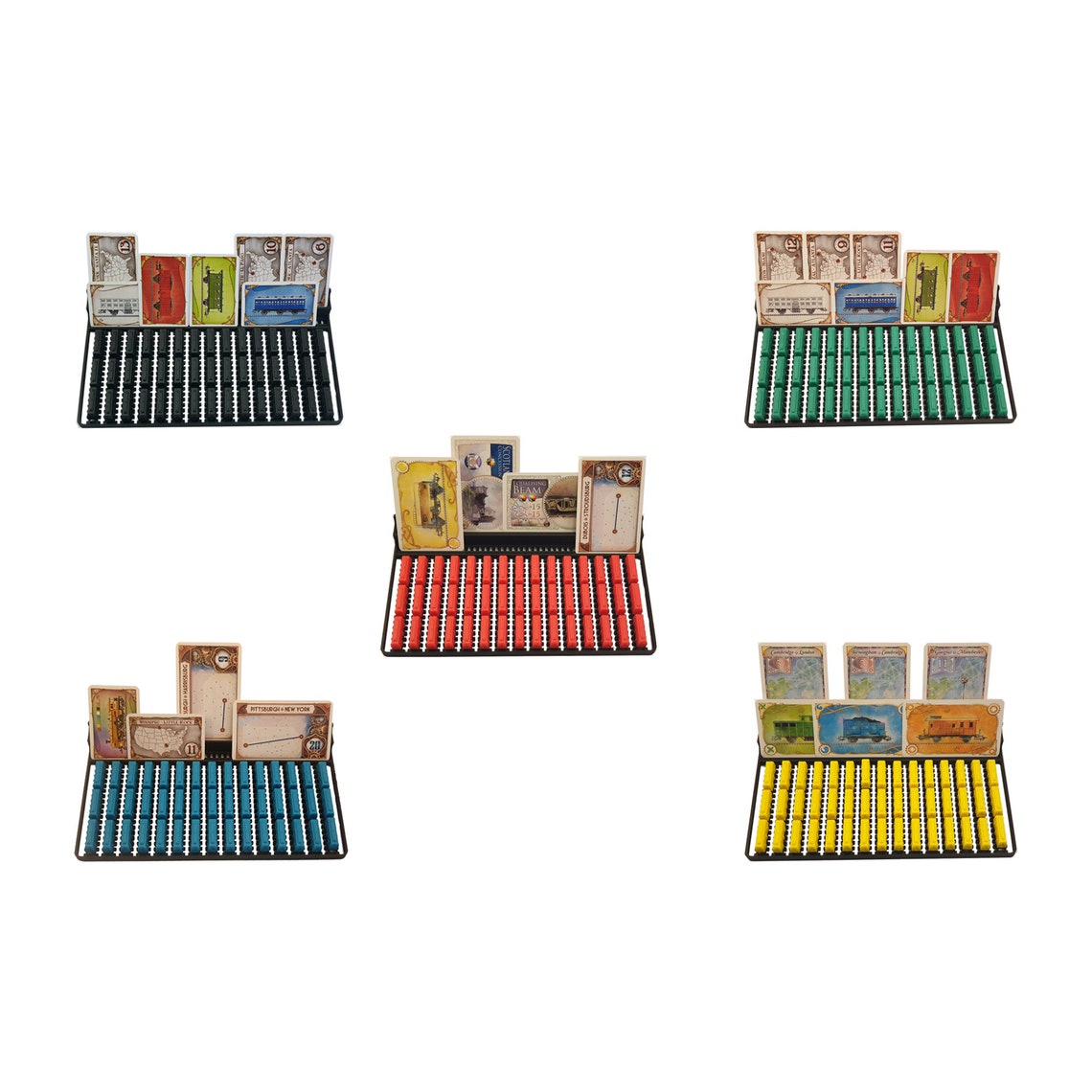 Ticket to Ride Deluxe Player Tray Board Game - Etsy