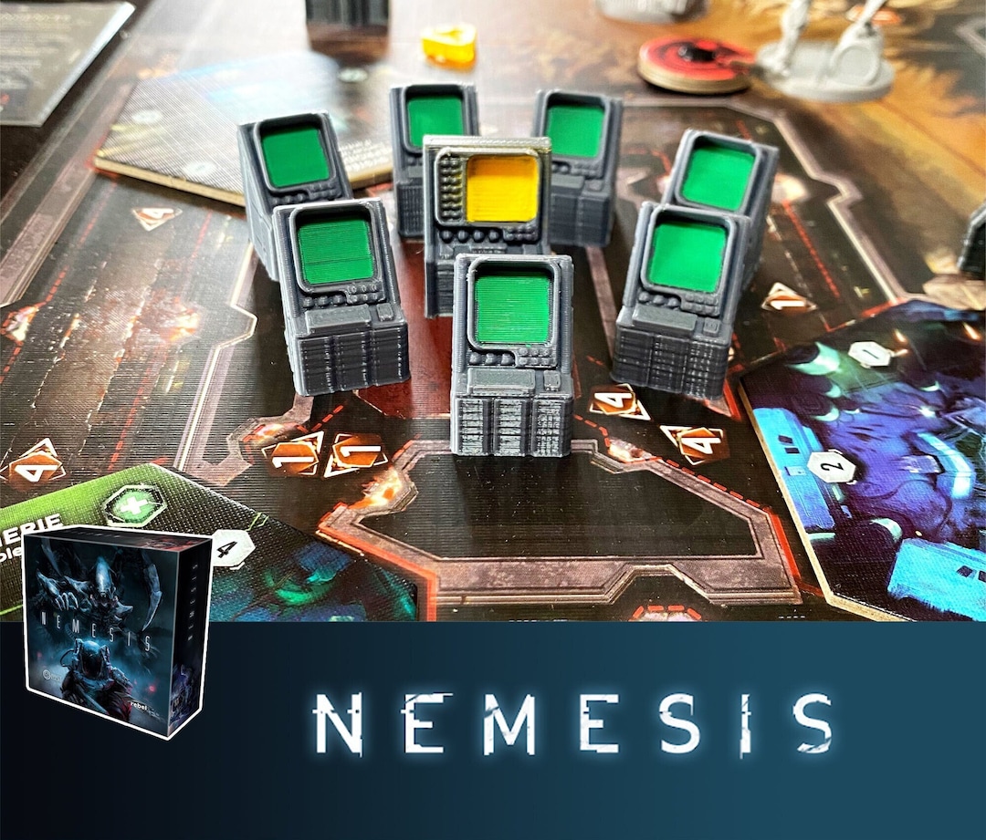 Nemesis Lockdown 8x Computer Terminal Board Game - Etsy