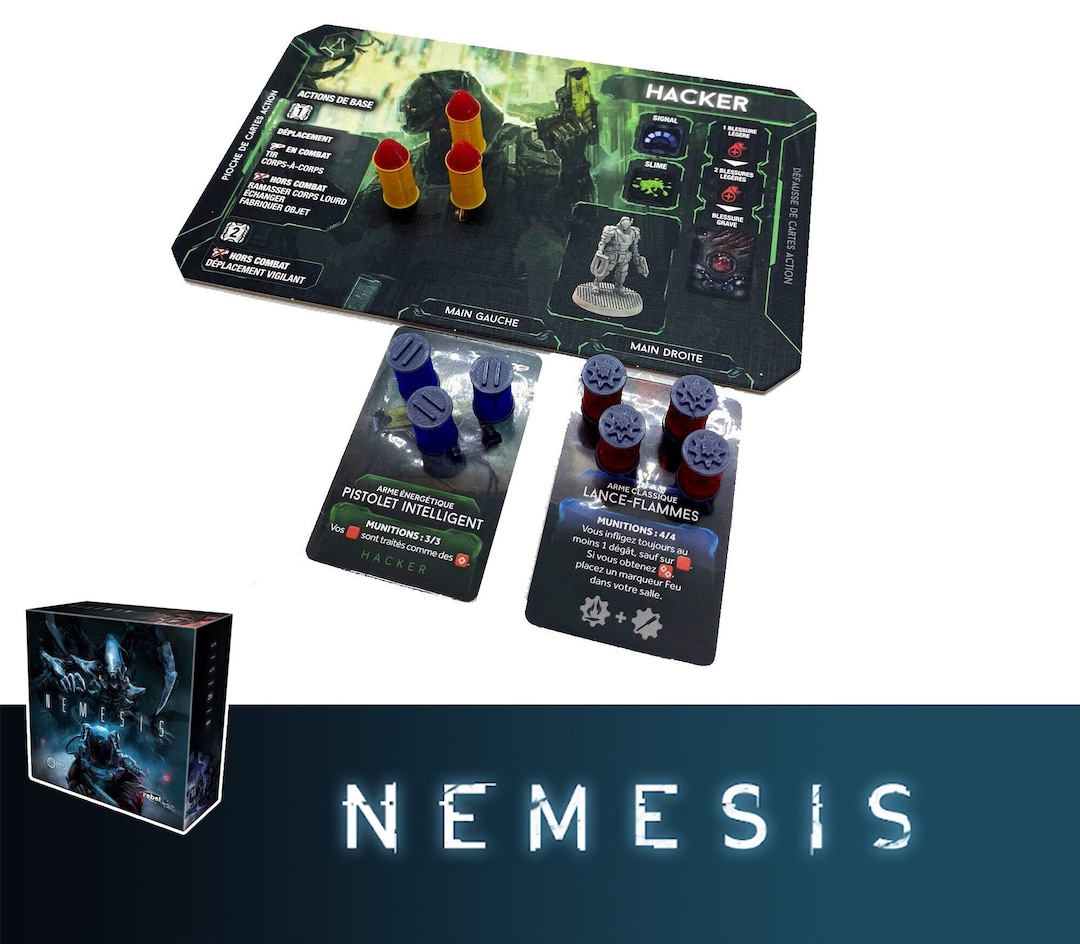 Nemesis 60x Ammo Tokens Board Game - Etsy