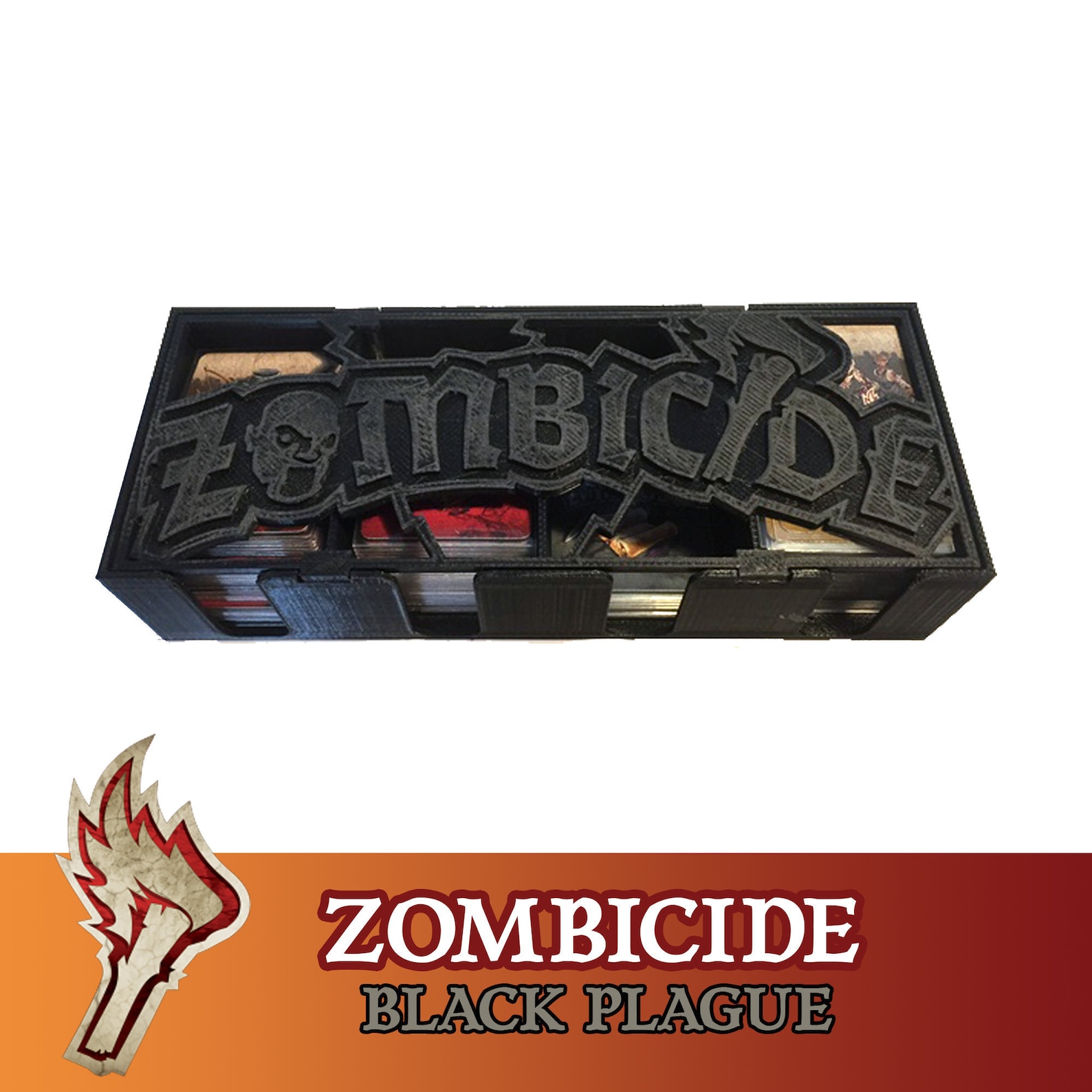 Zombicide Black Plague Card Box Magnetic Lid Board Game - Etsy