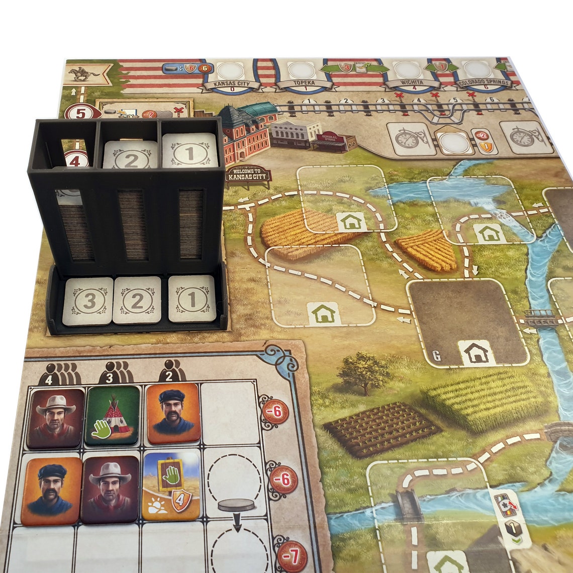 Great Western Trail Tile Dispenser Board Game - Etsy