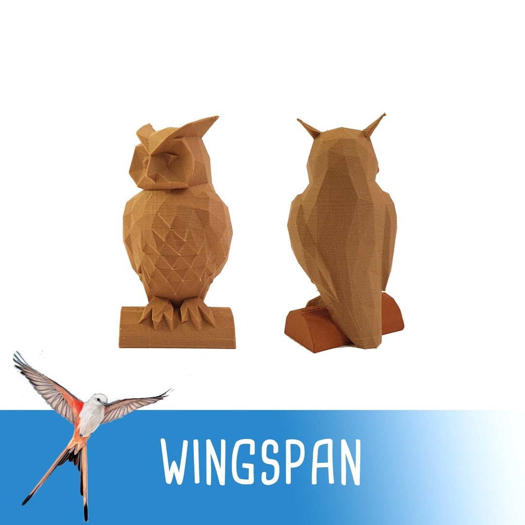 Wingspan Owl First Player Token Board Game - Etsy