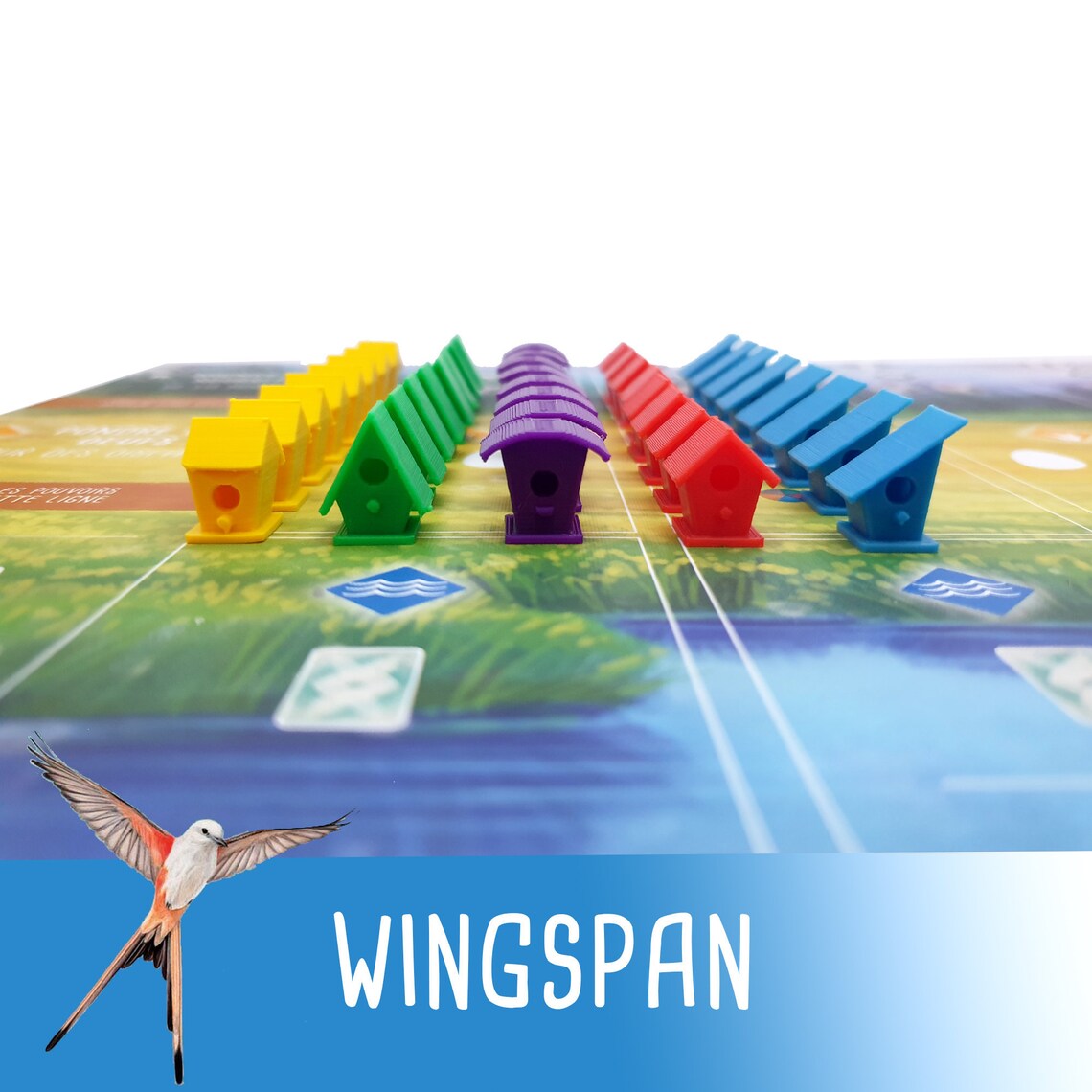 Wingspan 40x Deluxe Action Markers Player Tokens Board Game - Etsy