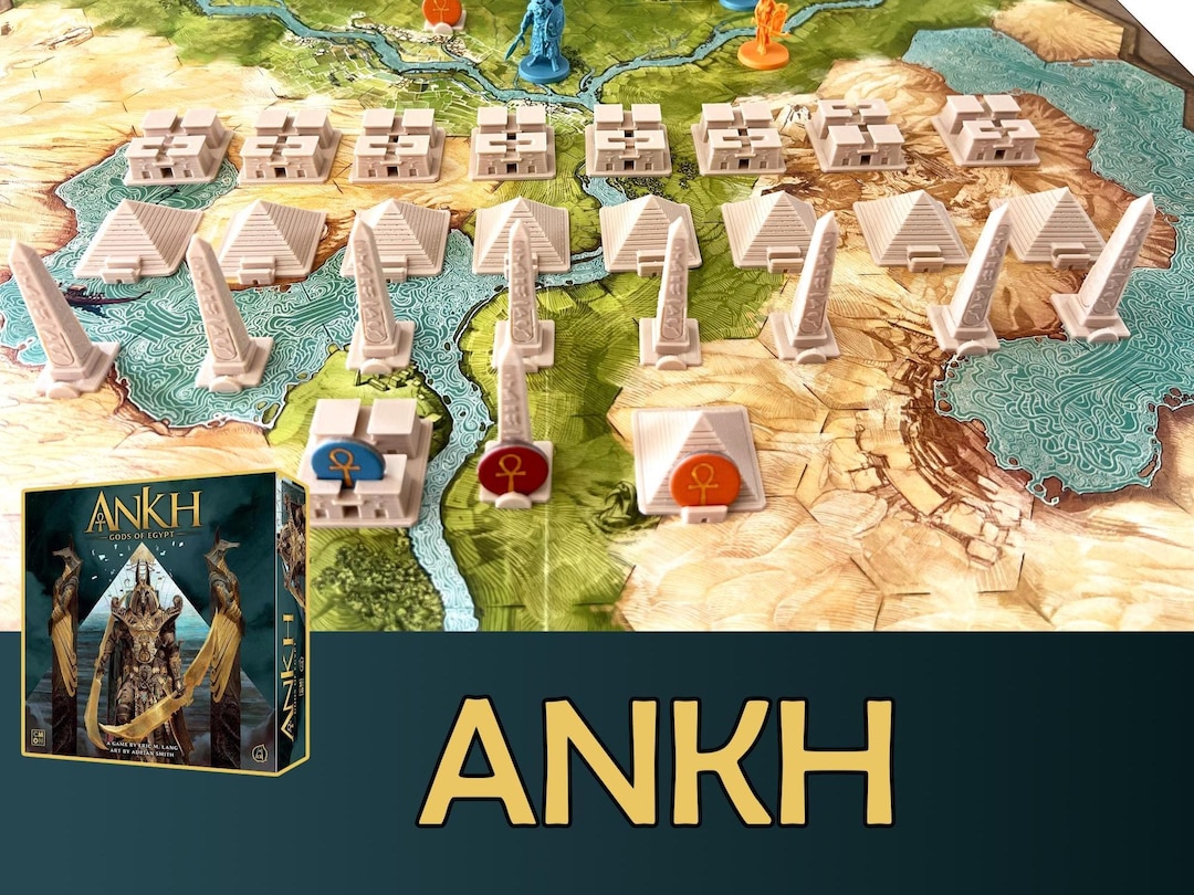 Ankh Gods of Egypt 30x Monuments Board Game - Etsy