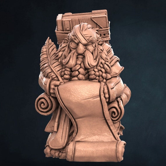 Dwarf Scribe Resin 3D Printed Models | Etsy