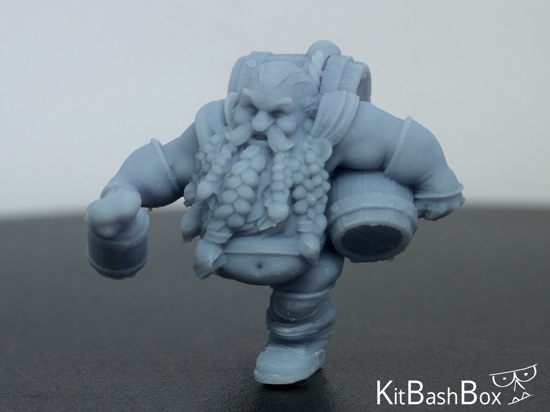 Dwarf Brewmaster Resin 3D Printed Models - Etsy UK