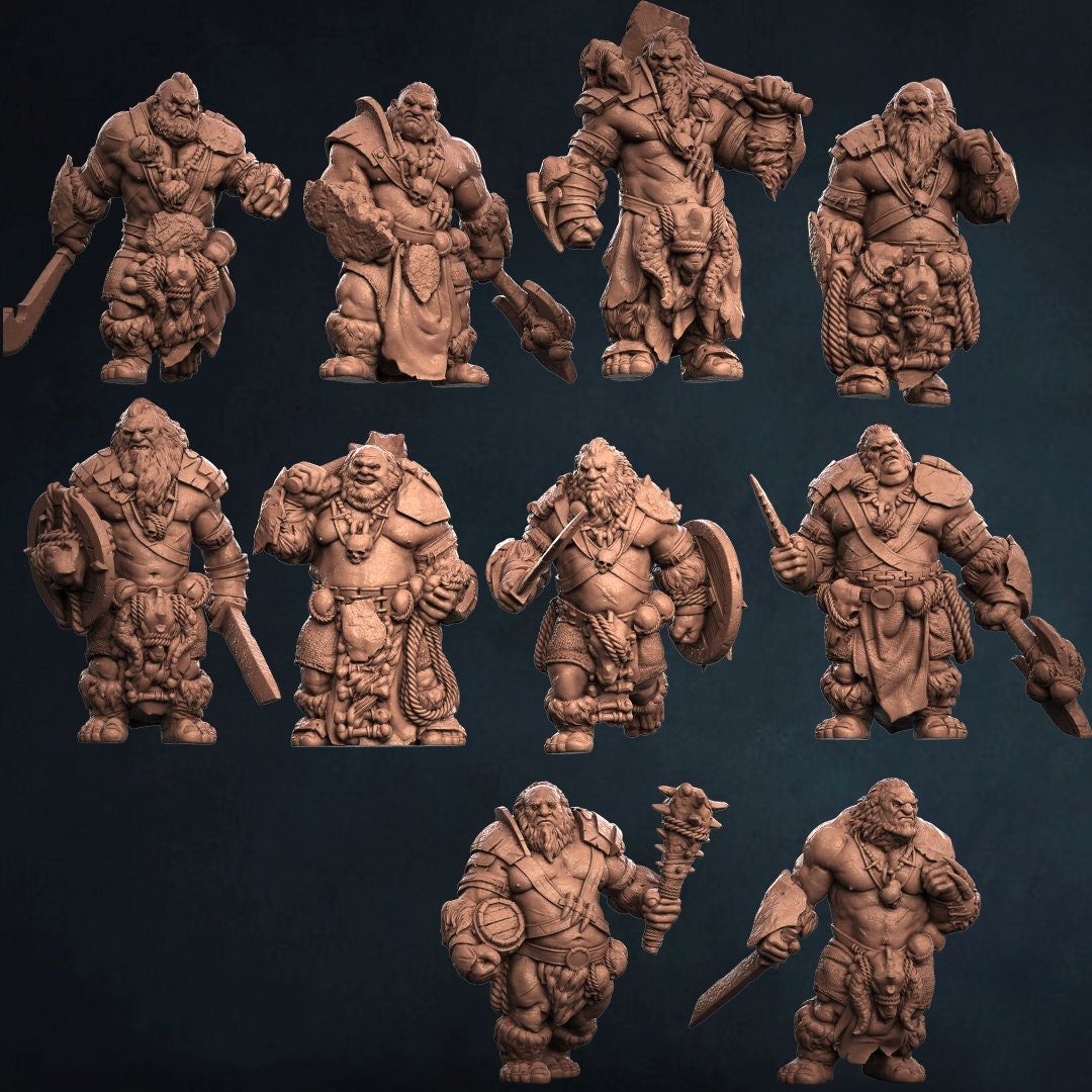 Ogre Unit Tabletop Model by Print My Minis - Etsy