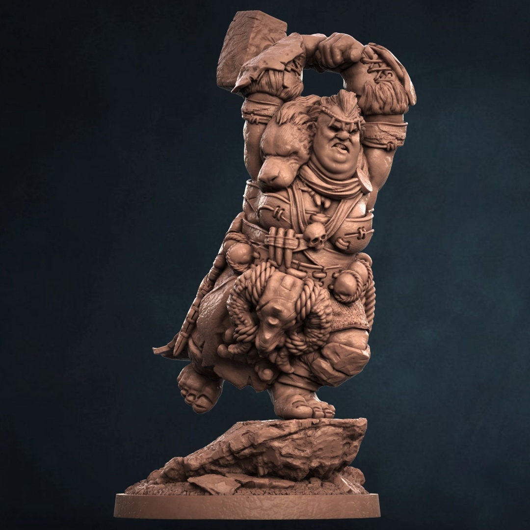 Ogre Queen Tabletop Model by Print My Minis - Etsy