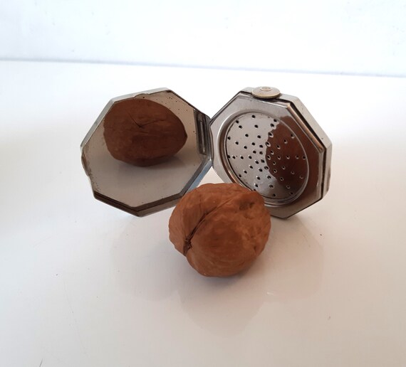 Compact powder Rare Brevete art deco rotating mechan… - Gem