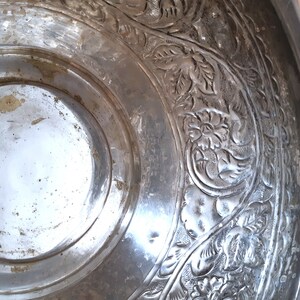 Plant Pot Very Large Vintage Silver Plated Jardinière Repoussé - Etsy UK