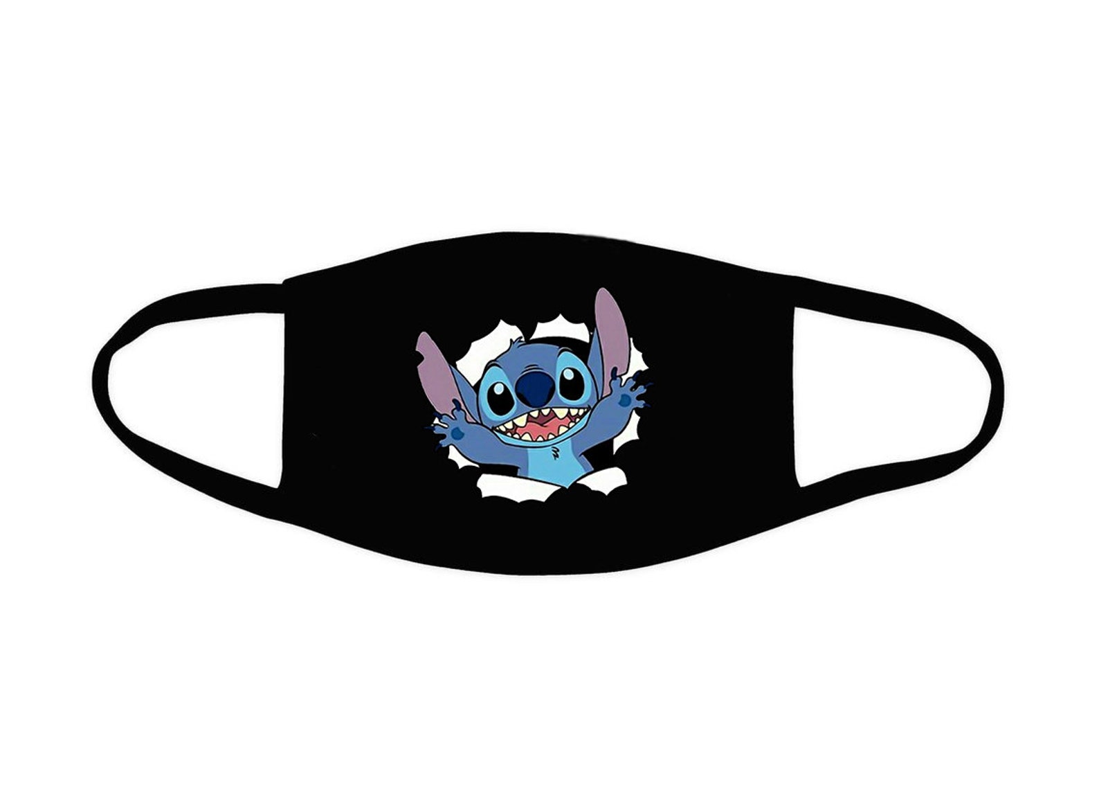 Stitch Face Mask Stitch Disney Stitch Face Mask Lilo and | Etsy