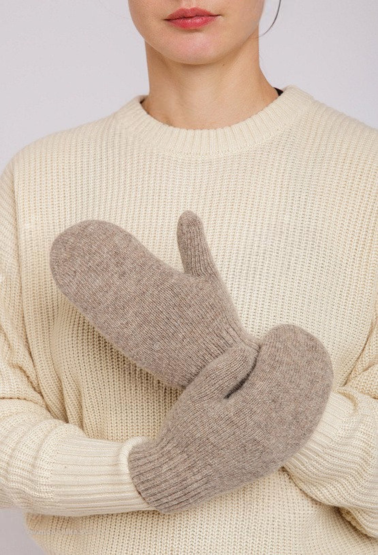 Light Brown Wool Adult’s Mitten (5 Pairs) - Etsy