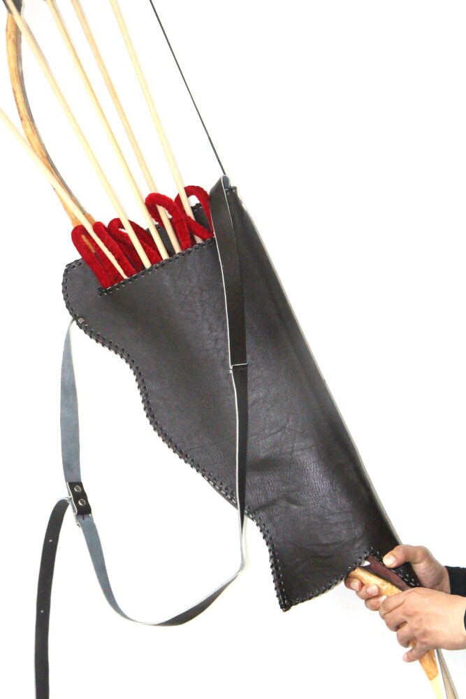 Dark Brown Bow and Arrow Case - Etsy