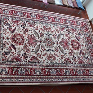 Mongolian Classic Pattern Red Wool Carpet (200×300 Cm) - Etsy