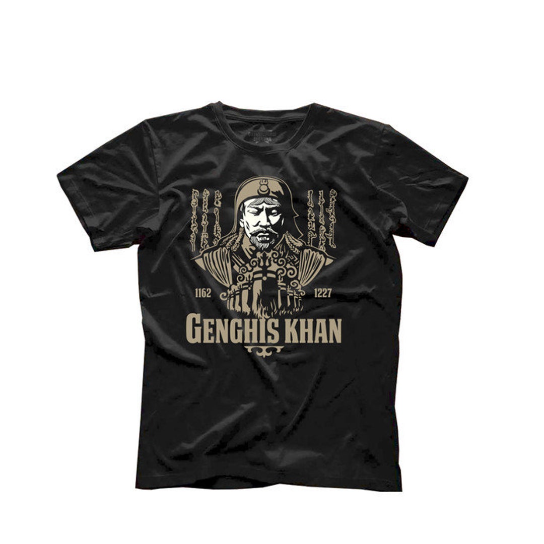 Genghis Khan T-shirt - Etsy