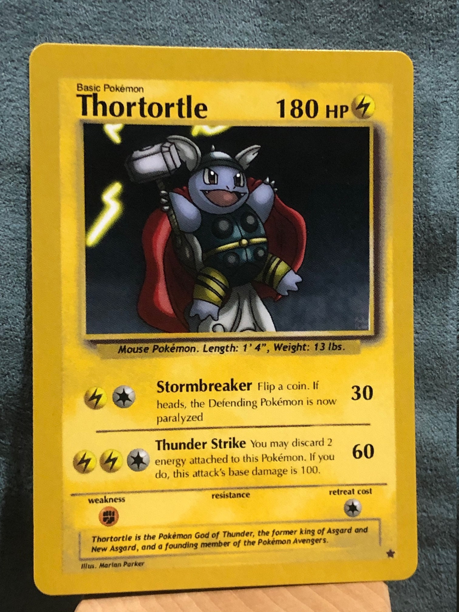 Pokemon Wartortle Card