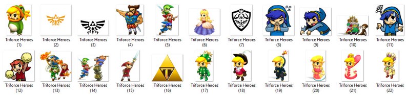 Triforce Heroes Clipart the Legend of Zelda 43 300 Dpi PNG Transparent ...