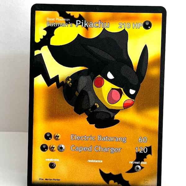 Pikachu Full Art - Etsy