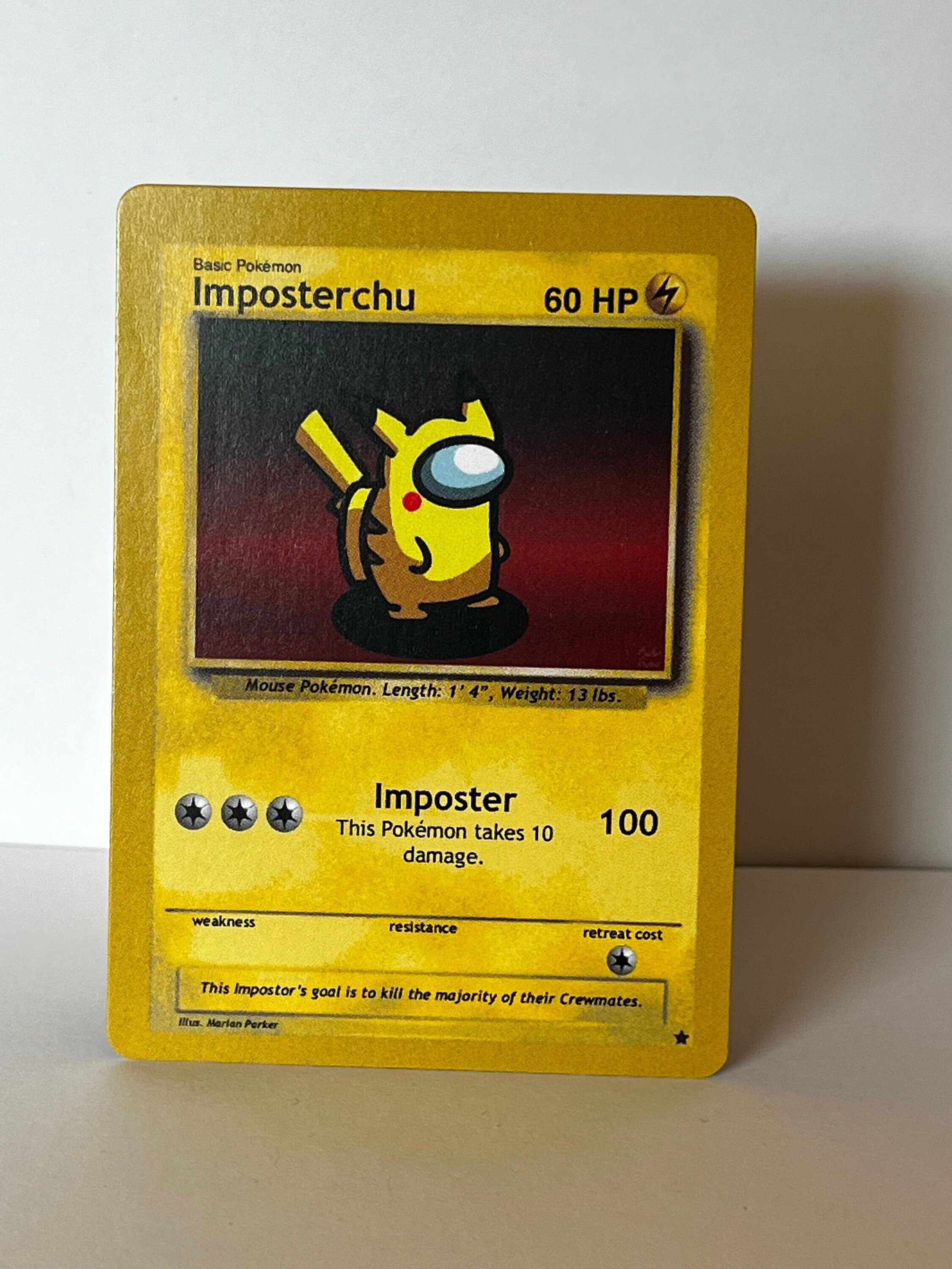 Among Us Pokemon Card - Printable Cards