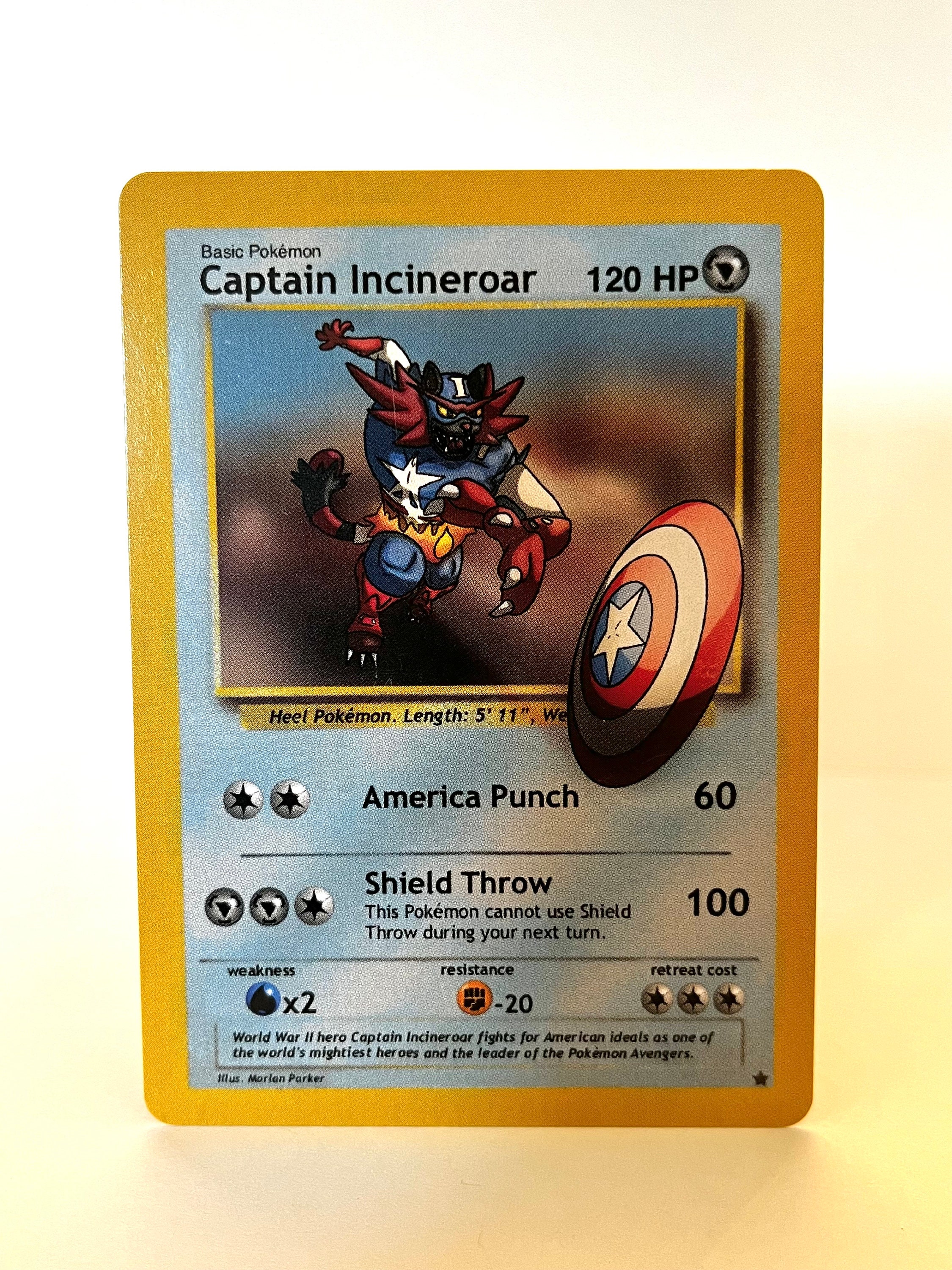 Pokemon Incineroar Card - Printable Cards
