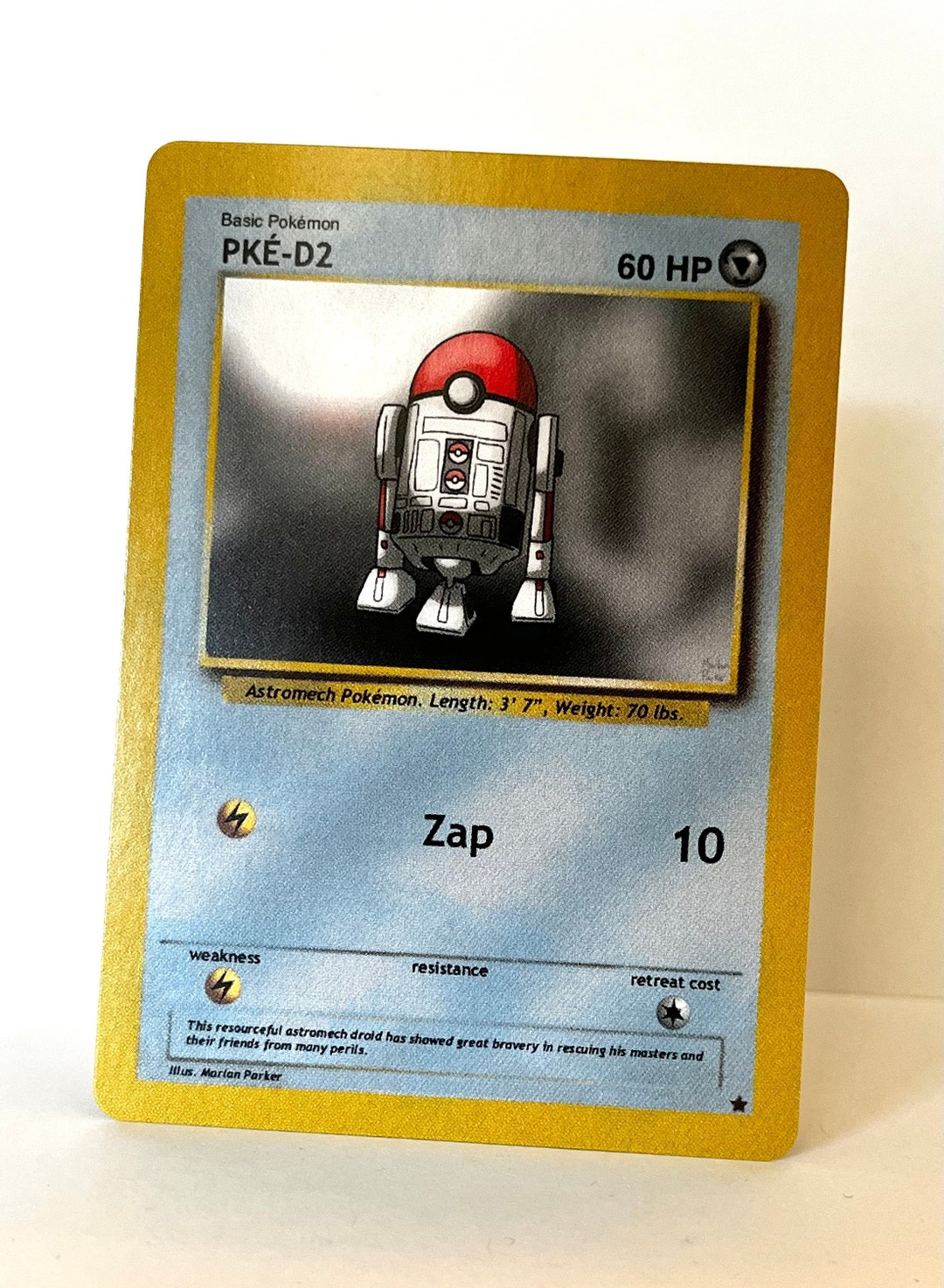 Custom Pokemon Card PKÉ-D2 (pokeball R2-D2) - Etsy