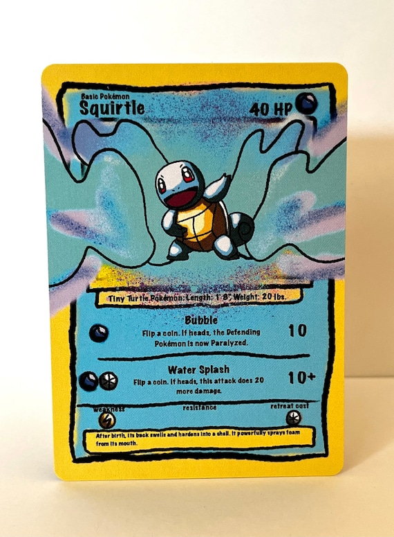 Pokemon Squirtle Card