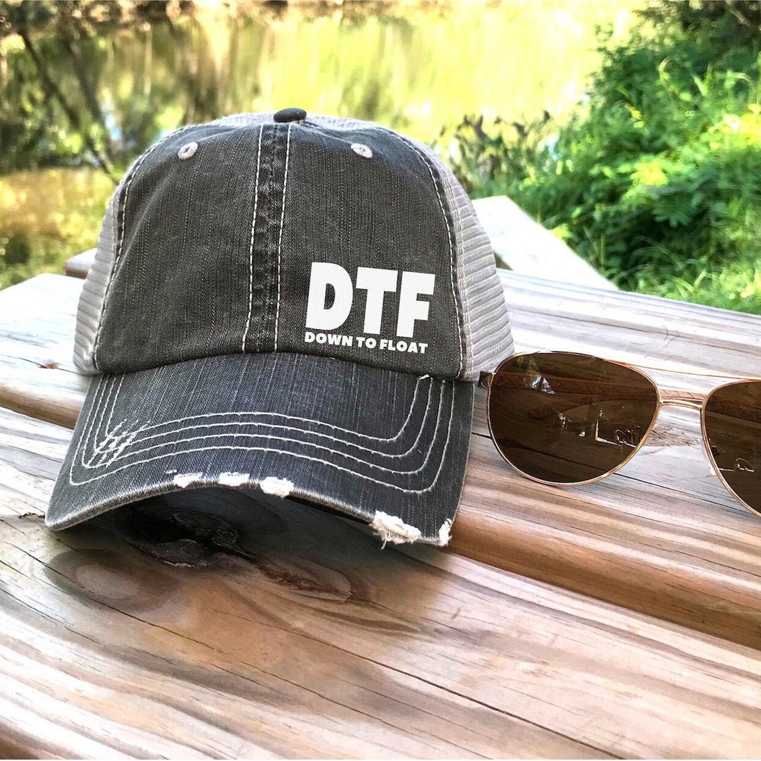 DTF Down to Float Hat, DTF Down to Float Cap, River Cap, Floating Hat ...