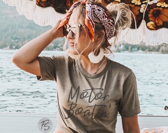 Motor Boating Shirt - Etsy