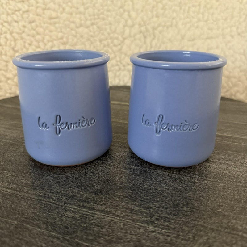 La Fermière Yogurt Pots - Etsy