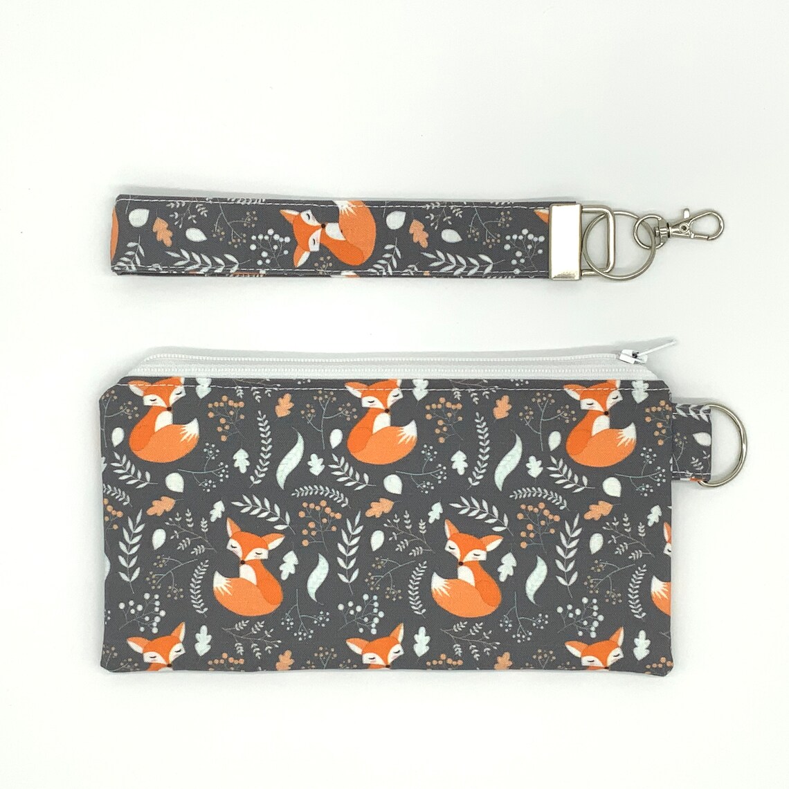 Fox Zipper Wallet Fox Lover Zipper Pouch Fox Theme Wallet Gift for Her ...