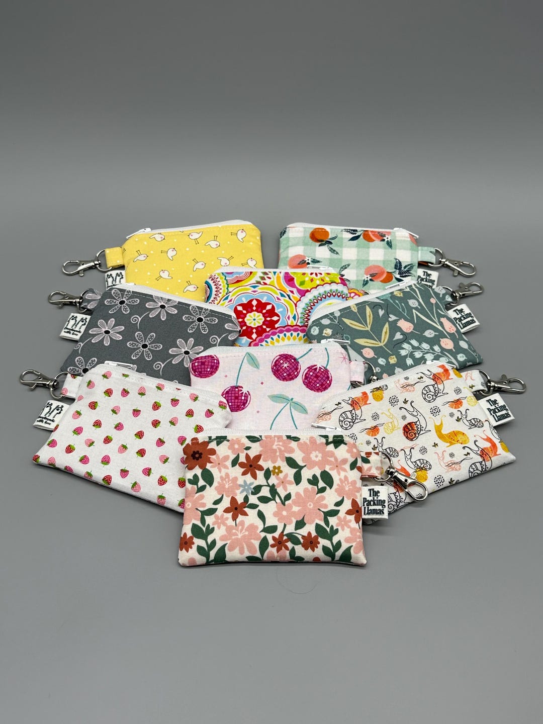 Tiny Zipper Pouch 3x4.25 | Mini Coin Purse | Small Wallet | Cute Gift ...