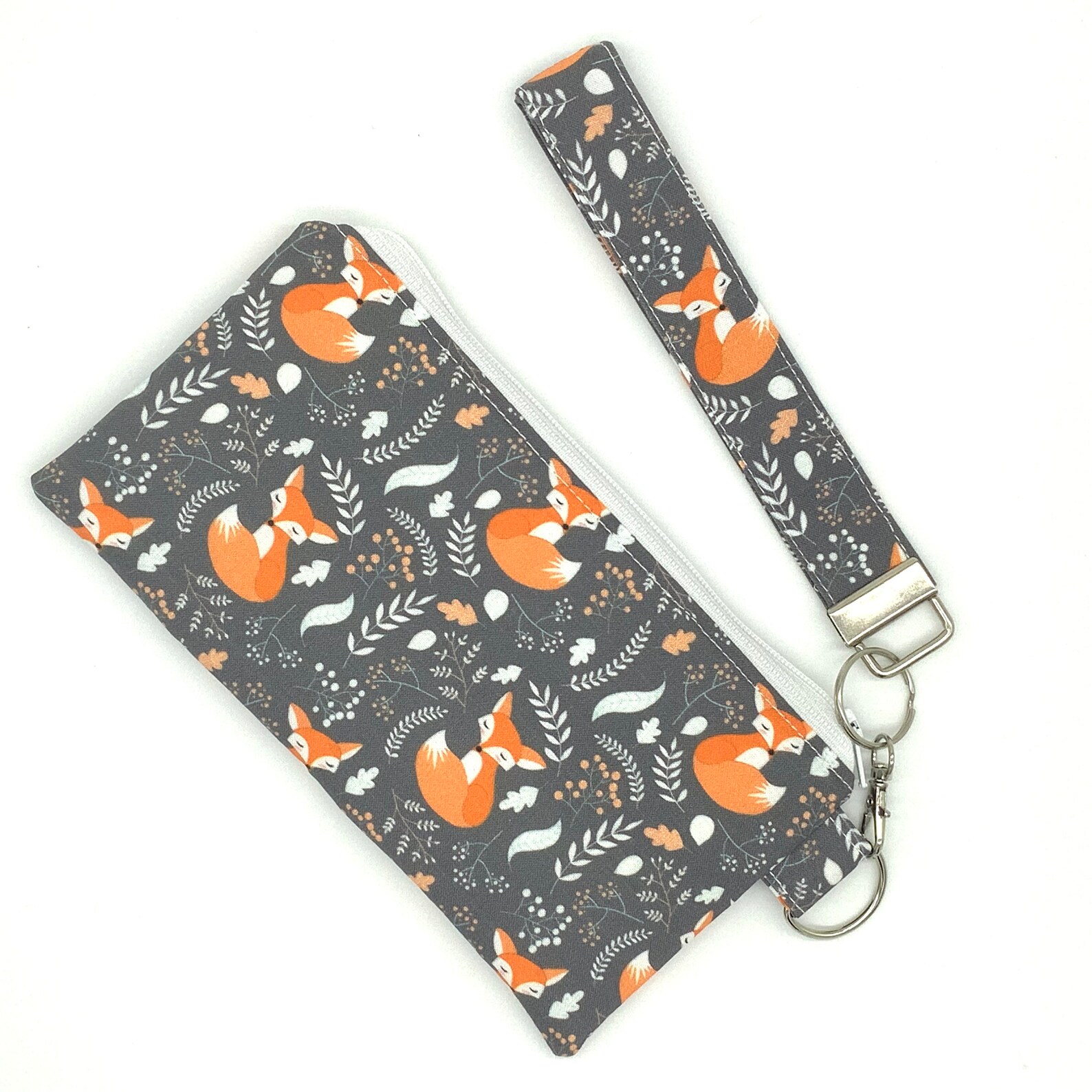 Fox Zipper Wallet Fox Lover Zipper Pouch Fox Theme Wallet Gift for Her ...