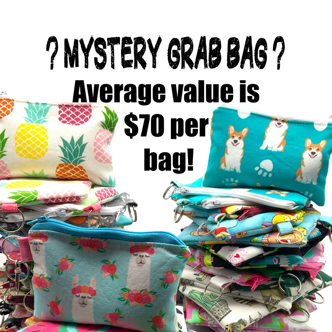 Mystery Box Grab Bag Discounted Handmade Items Mystery Bag Coin Purse ...