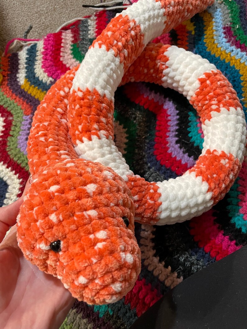4 Crocheted Snake - Etsy