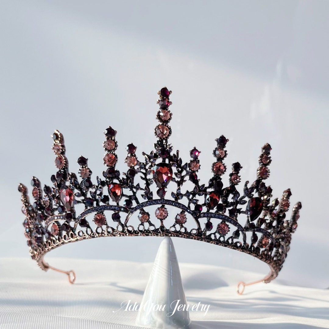 Purple Tiara, Wedding Tiara,bridal Tiara,wedding Accessory,bridal ...