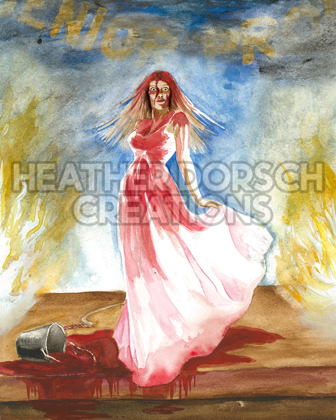 Ladies of Horror Pinup Print - Etsy