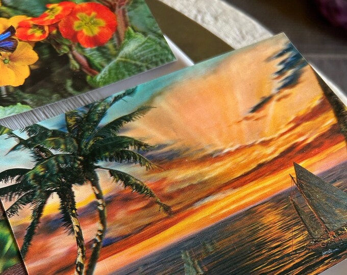 Vintage Lenticular 3-D Postcards Set of 4 - Etsy