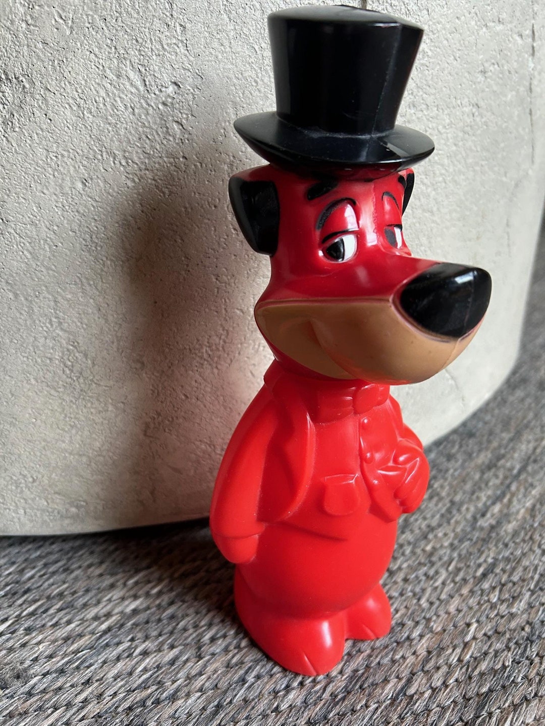 Vintage Knickerbocker Huckleberry Hound Dog Coin Bank - Etsy
