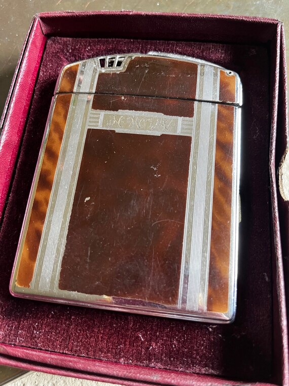Vintage Ronson Art Deco Twentycase Tortoise Enamel Cigarette - Etsy