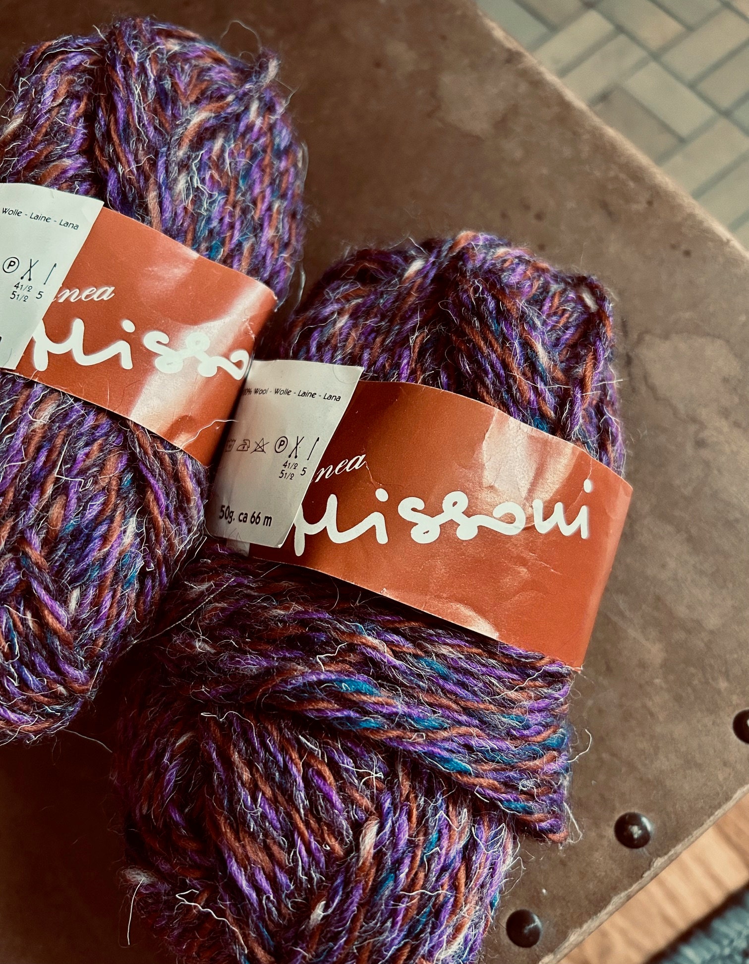 Vintage Missoni 100% Wool Italian Yarn 2 Skeins - Etsy