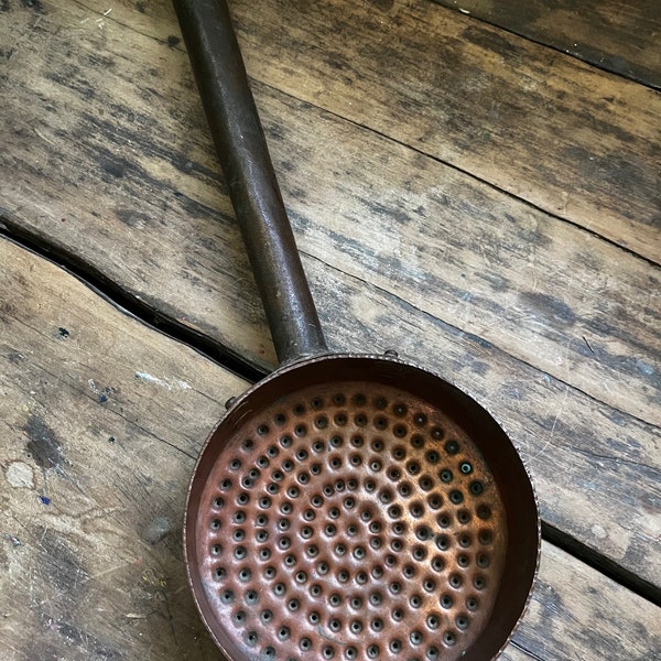Copper Colander - Etsy