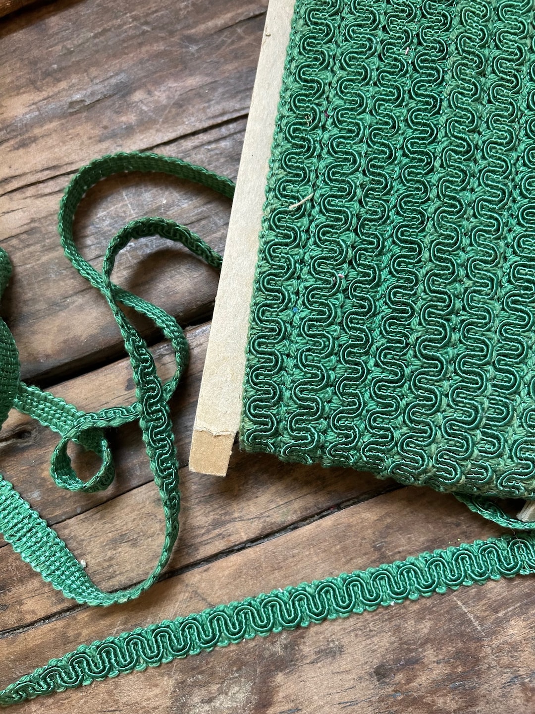 Vintage 1/2" Wide Gimp Scroll Trim - Green, 30+ Yards - Etsy